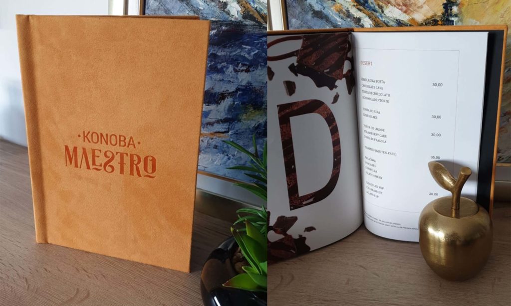 Izmjenjive Korice Jelovnika i Cjenika | Creative Orbis